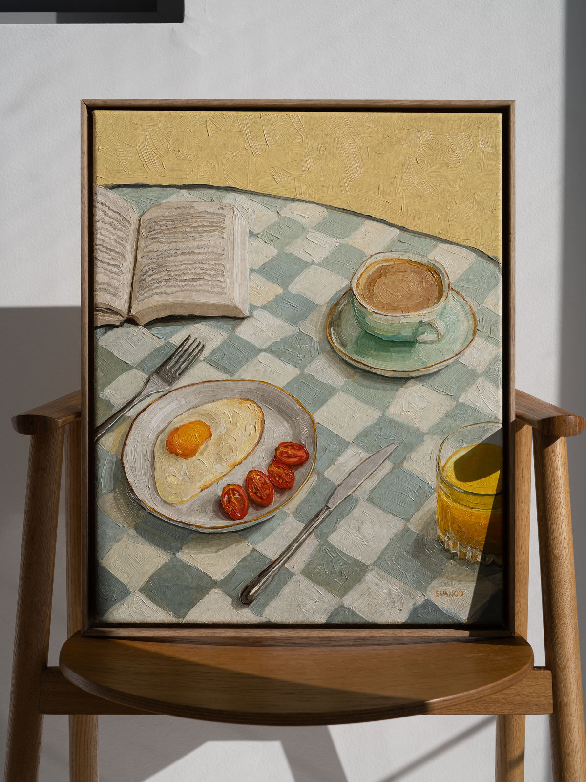 Breakfast Time - Original Oil Painting